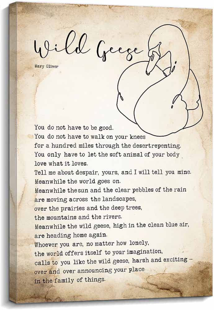Mary Oliver Wild Geese