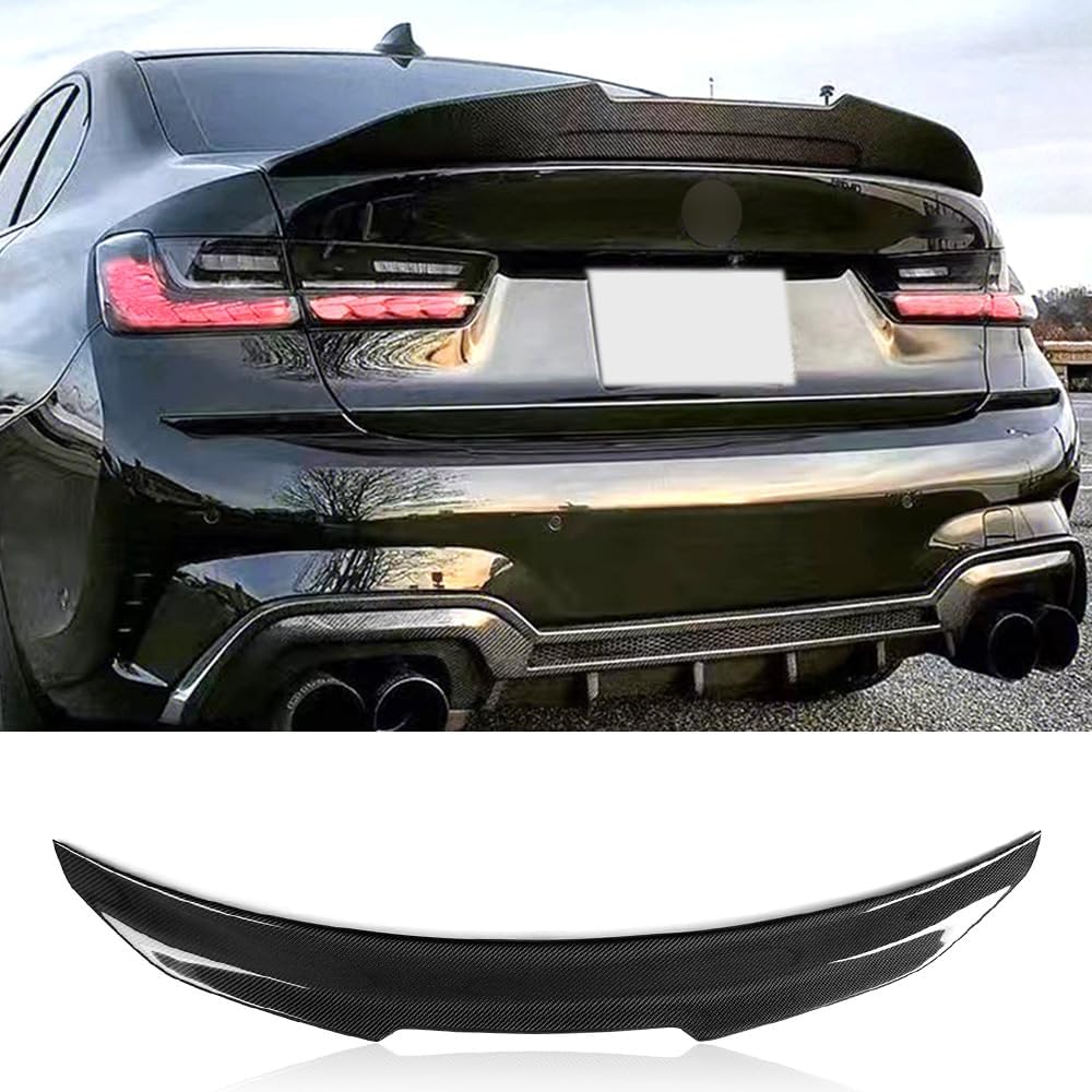 Amazon.com: YoCenSe Real Carbon Fiber G80 / G20 Spoiler Fitment for (2019-2024) 3 Series G20 ...