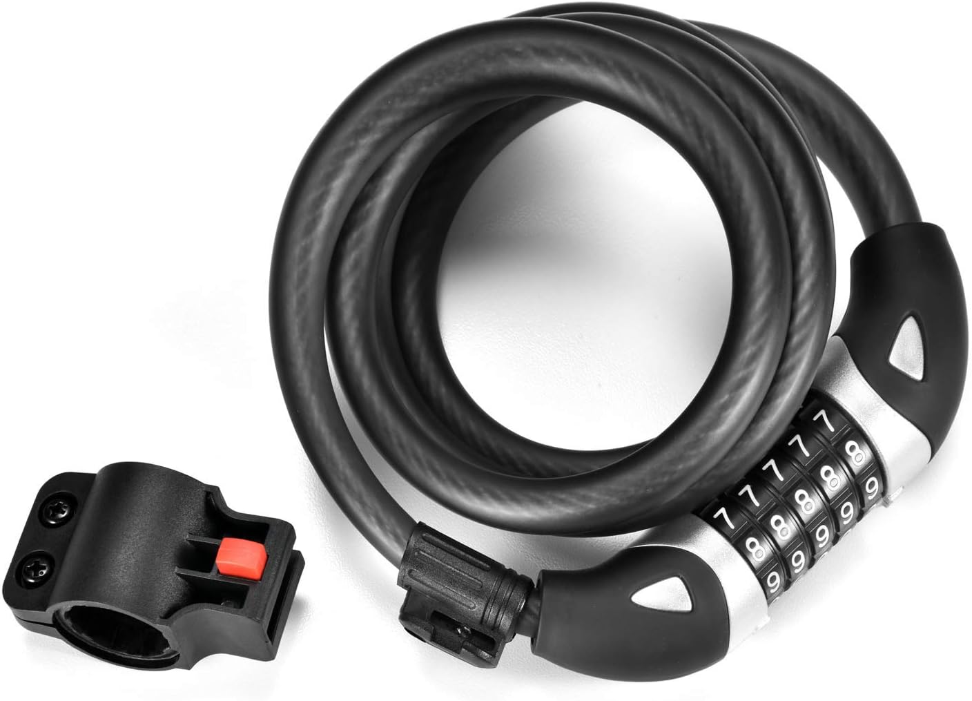 Amazon.com: DaShield Bike Lock Cable 59 inches Long 5 Digit Resettable ...