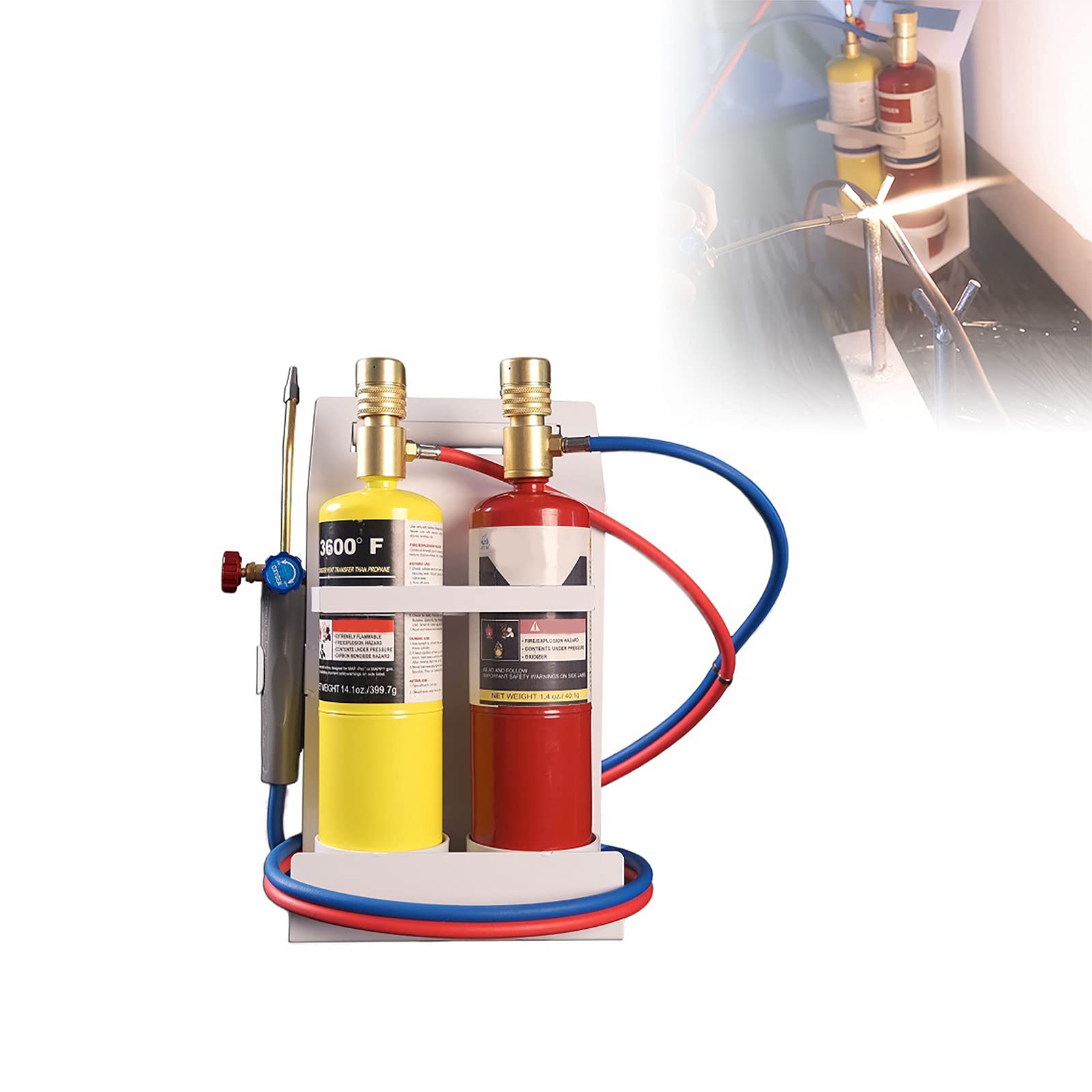 Buy HRTX Oxygen P Torch Kit Portable Cylinder Metal Stand, for ...