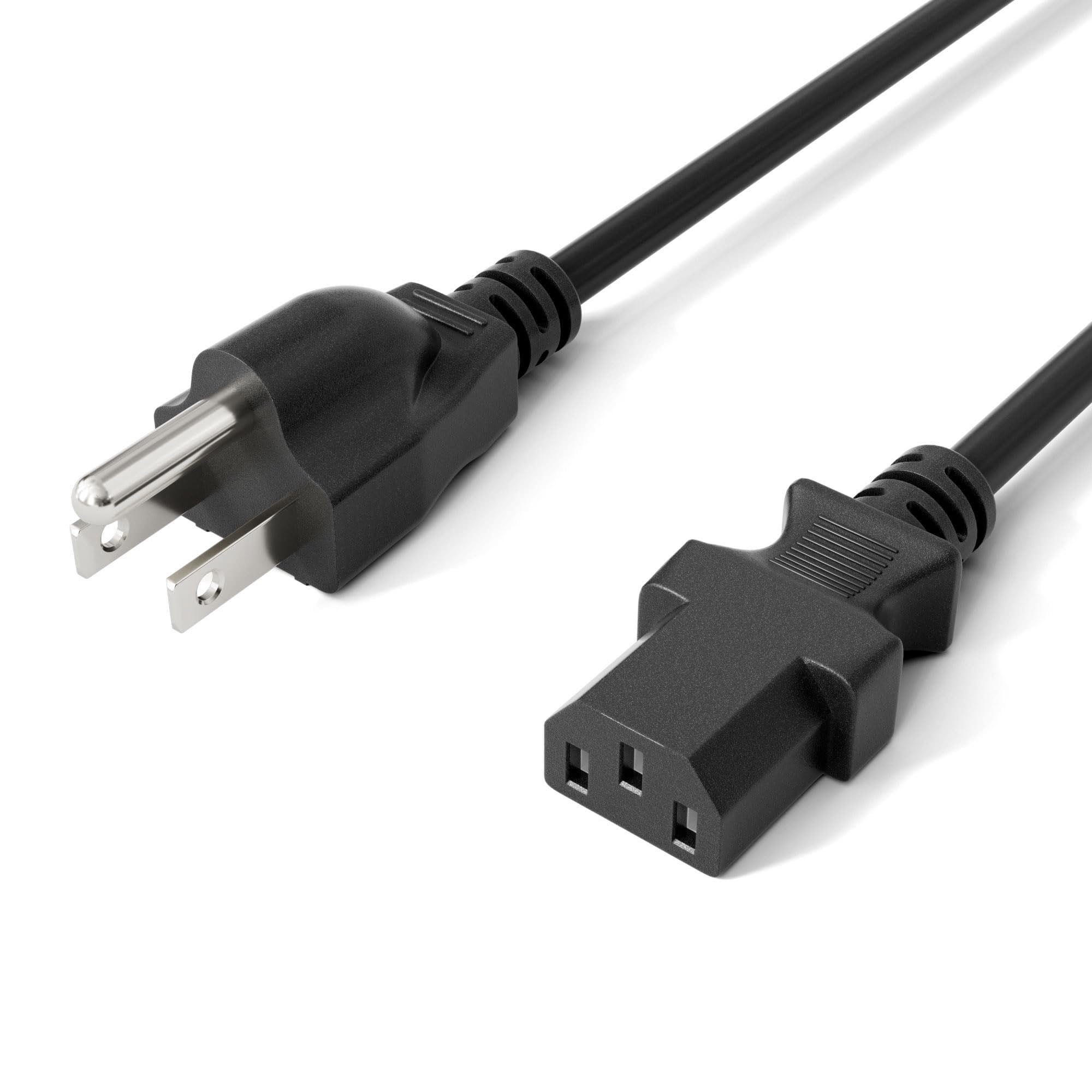 Samsung Tv Power Cord 3-Prong Power Cord For Desktop PC (6ft Vizio Tv ...