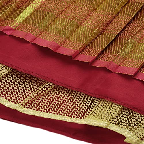 Buy KANAKADARA Half-Saree Thavani Set - Lehenga, blouse, duppatta, and ...