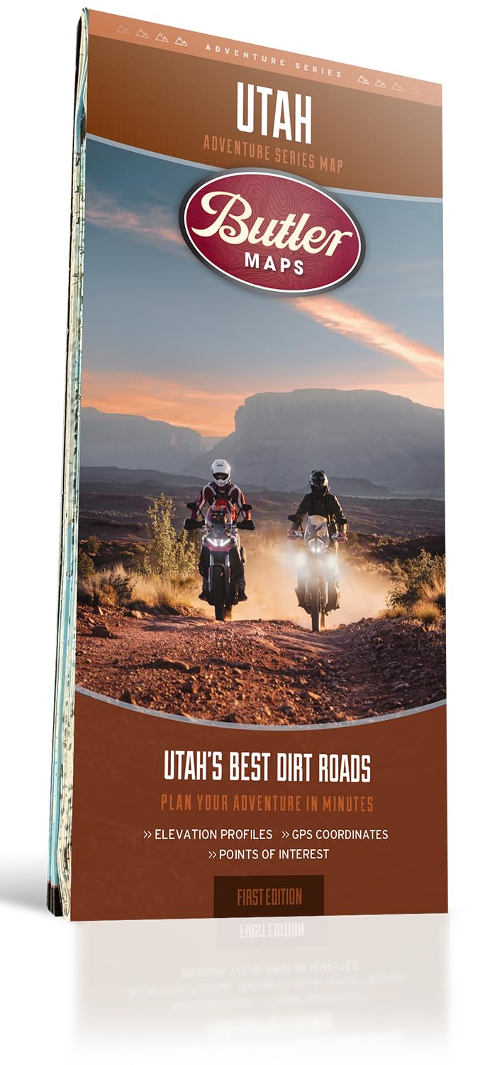 Amazon.com: Butler Maps Utah Adventure Series Map : Office Products
