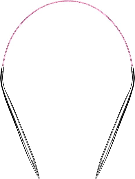 Amazon.com: Size 9 Circular Knitting Needles 16 Inch Set Round Metal ...