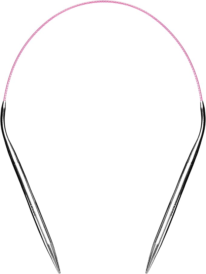 Amazon.com: Size 9 Circular Knitting Needles 16 Inch Set Round Metal ...