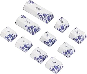 10PCS Replacement DIY Keycaps with Shift/ESC/Ctrl/Alt/Win/Fn Keycap ...