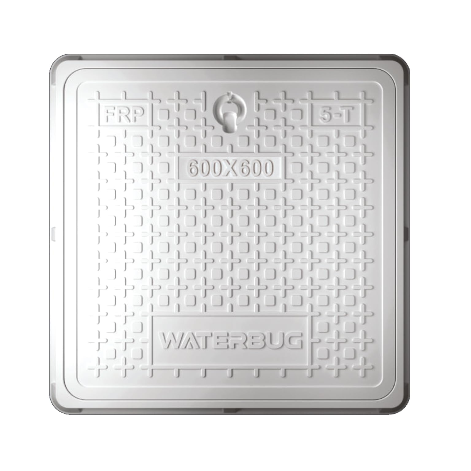 LUXART Heavy Fiber Reinforced Polymer- FRP 5 TON Manhole Cover 24 x 24 ...