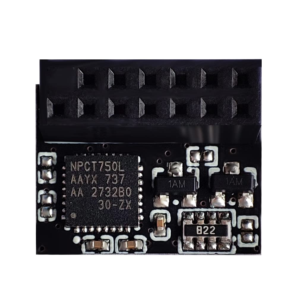 Buy NewHail TPM2.0 Module TPM-SPI 14Pin Module with Nuvoton NPCT750 for ...