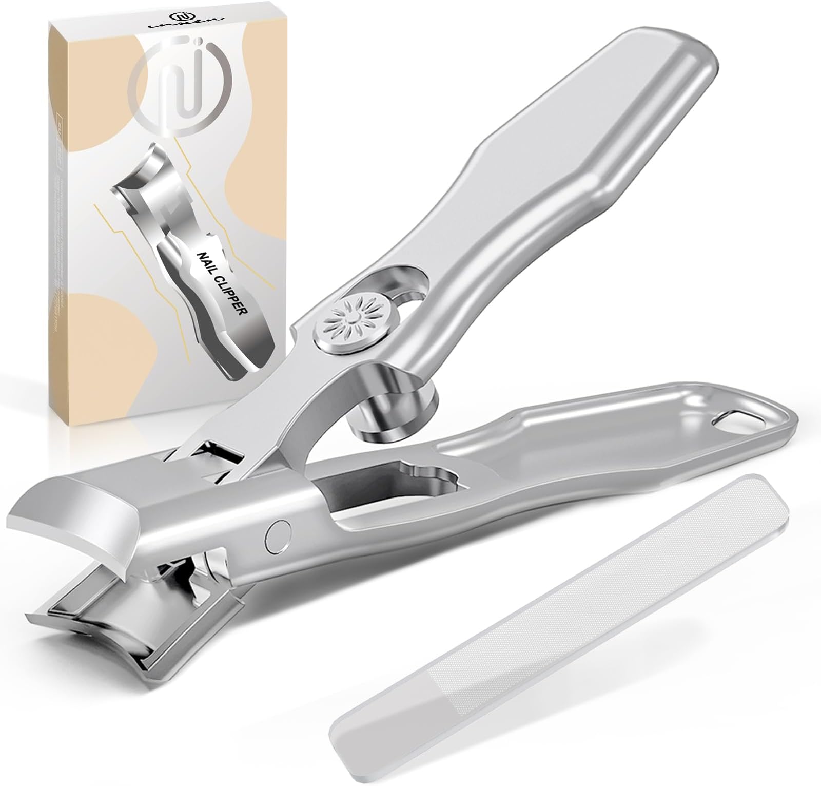 Amazon.com : Nail Clippers for Men Thick Nails,INXEN Wide Jaw Opening ...