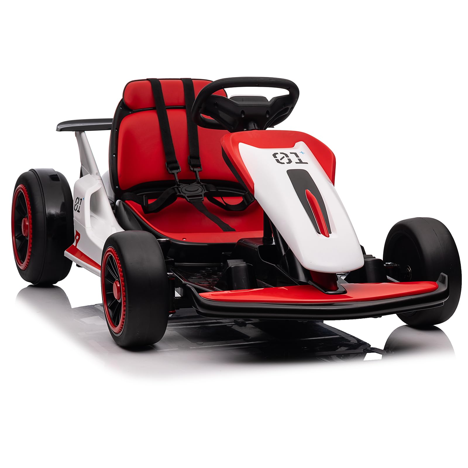 Amazon.com: Kids Go Kart, Ride On Drift Kart with Dual 200W Motors, 24V ...
