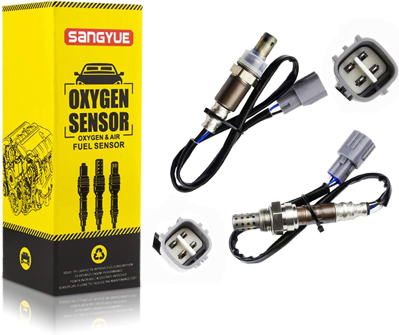 Amazon.com: 2X Oxygen Sensors for 2009 2010 Toyota Corolla 2.4L, 2006 ...