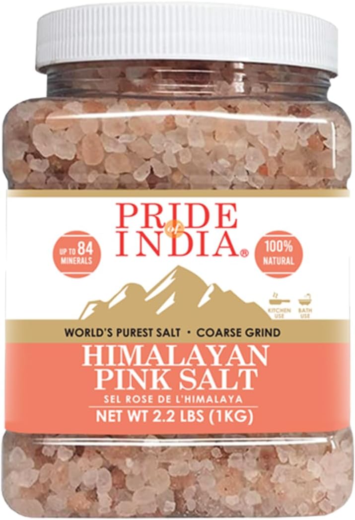 Pride Of India - Pure Himalayan Pink Salt with 84+ Minerals