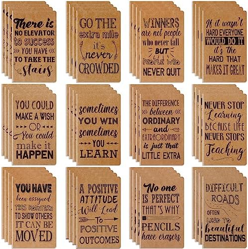 Amazon.com : Outus Inspirational Notepads Mini Motivational Notebook ...