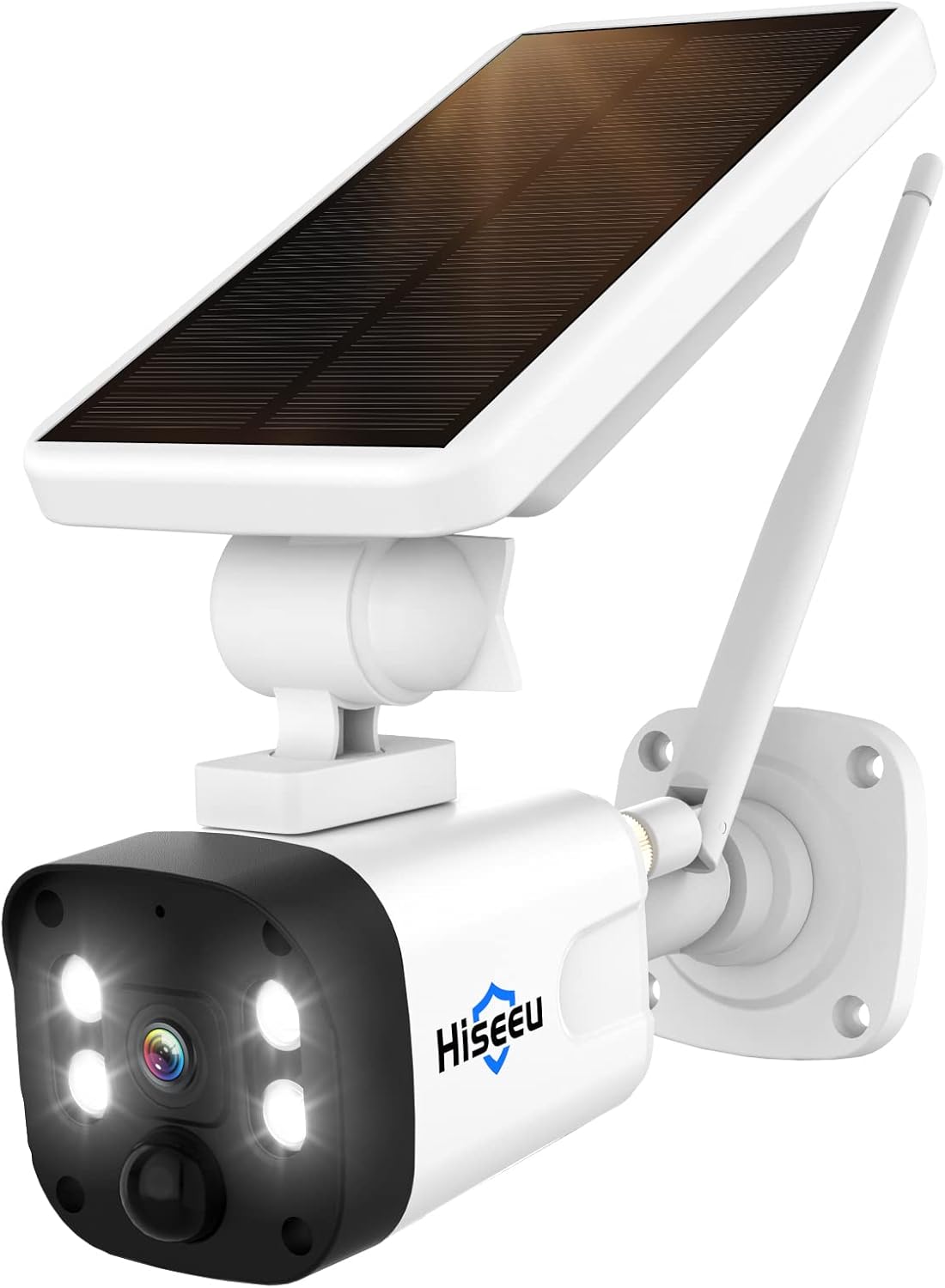 Amazon.com : Hiseeu 4MP Solar Wireless Security Camera Outdoor with PIR ...