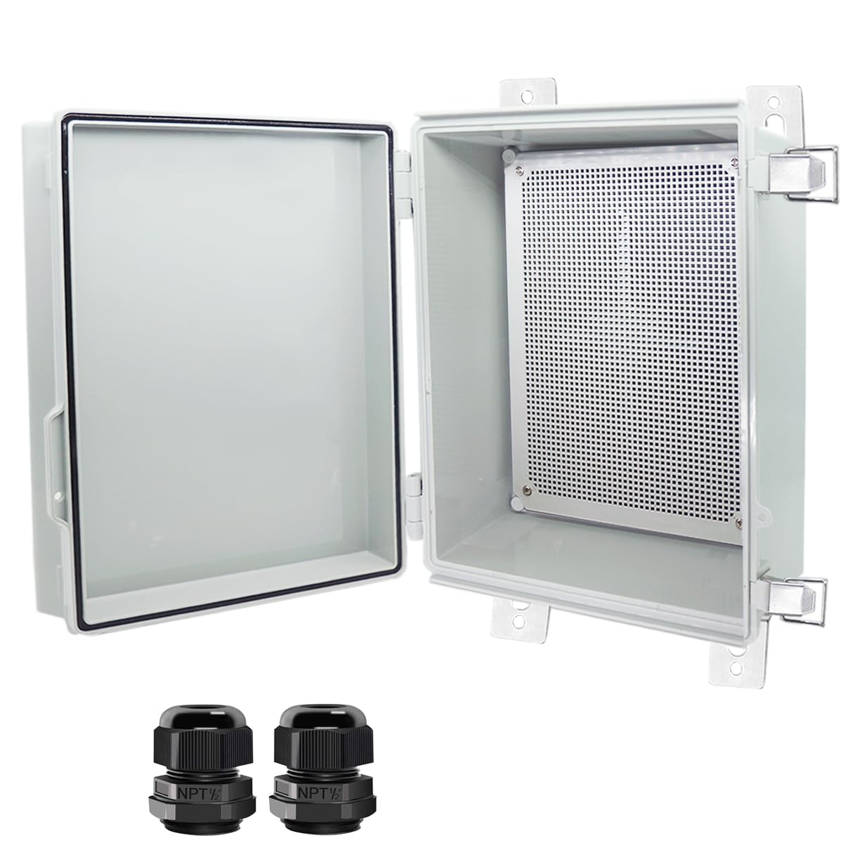Snapklik.com : Otdorpatio Junction Box, Hinged Cover Stainless Steel ...
