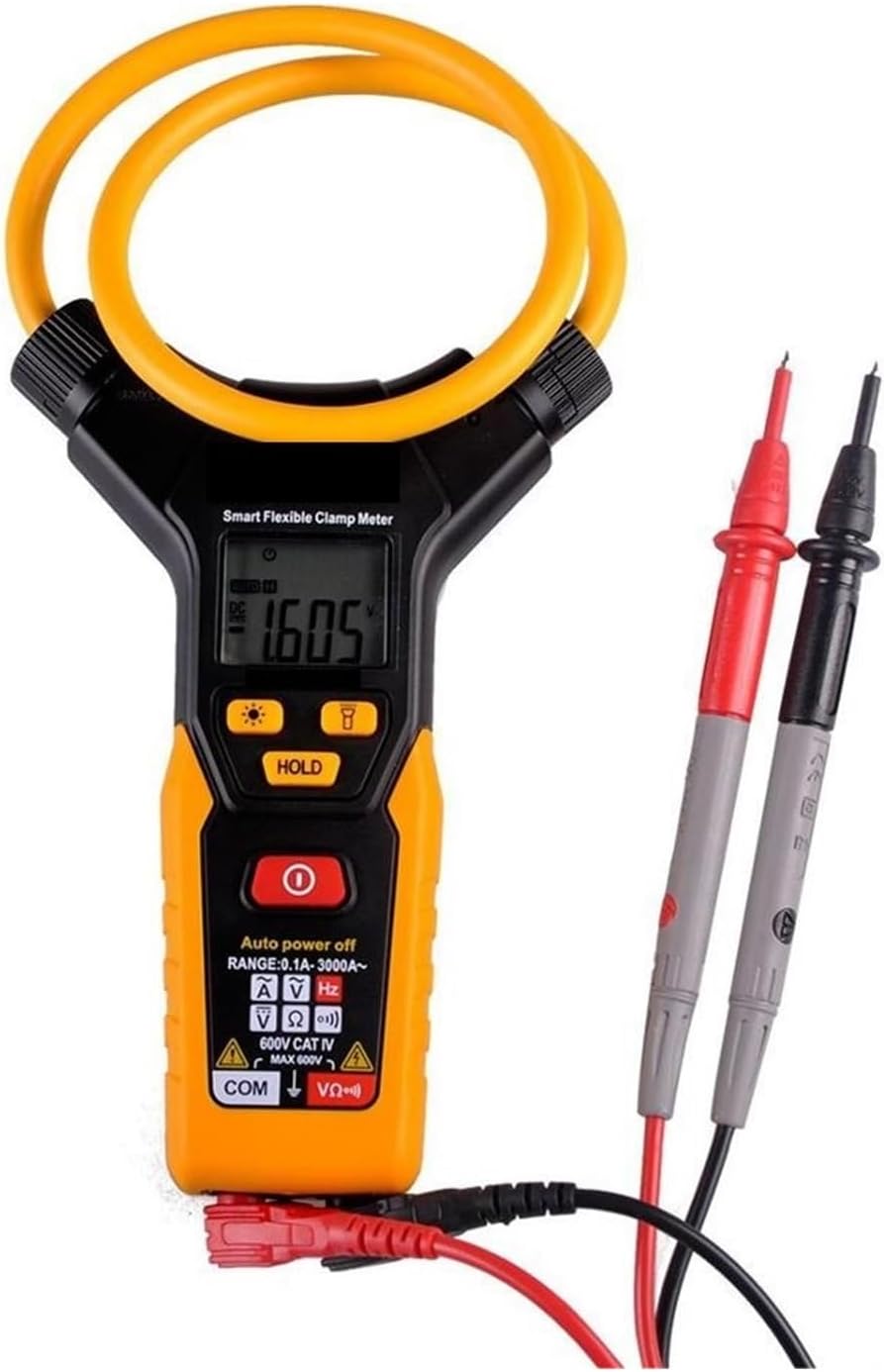 Insulation Tester, Smart AC Digital Flexible Current Clamp Multimeter ...