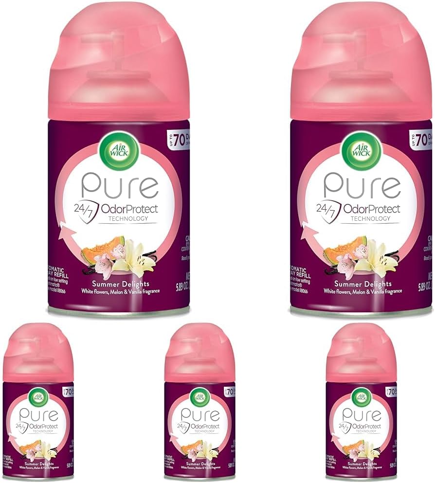 Amazon.com: Air Wick Pure Automatic Air Freshener Spray Refill, Summer ...