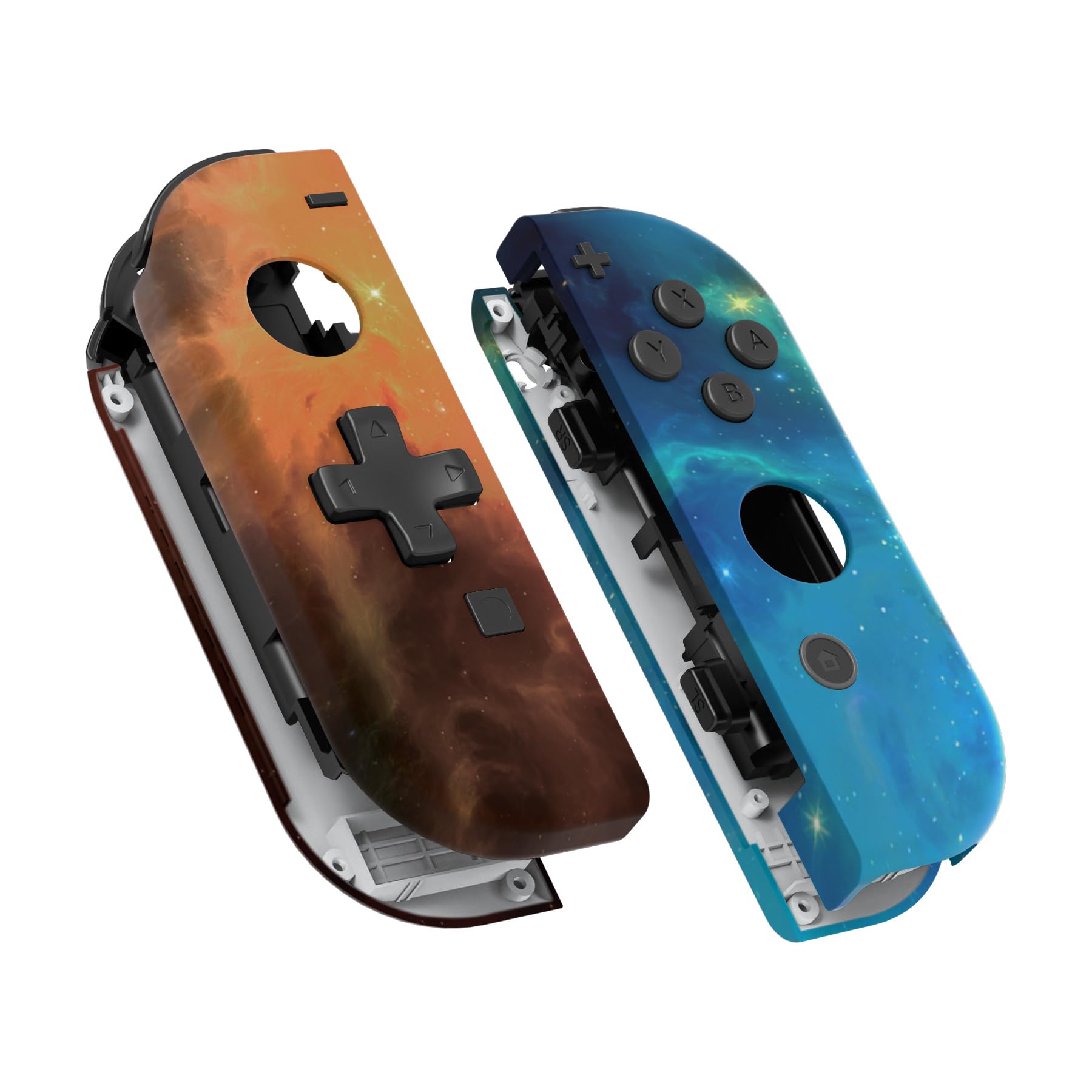 Amazon.com: eXtremeRate Orange Star Universe Joycon Handheld Controller ...