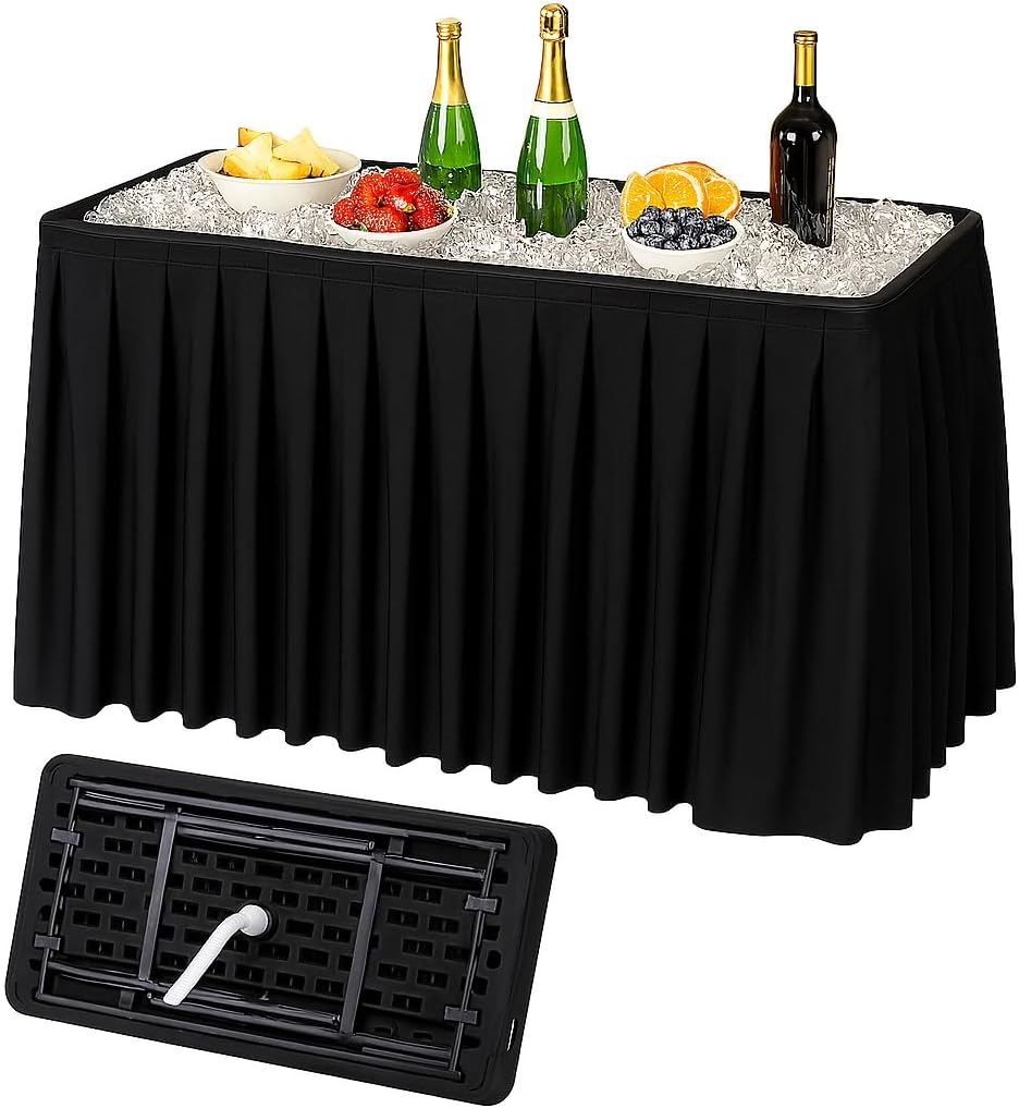 Amazon.com: Modern Home Premium Folding Ice Table with Drain – 4ft ...