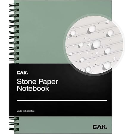 Amazon.com : Oxford Stone Paper Notebook, 8-1/2" x 11", Blue Cover, 60 ...