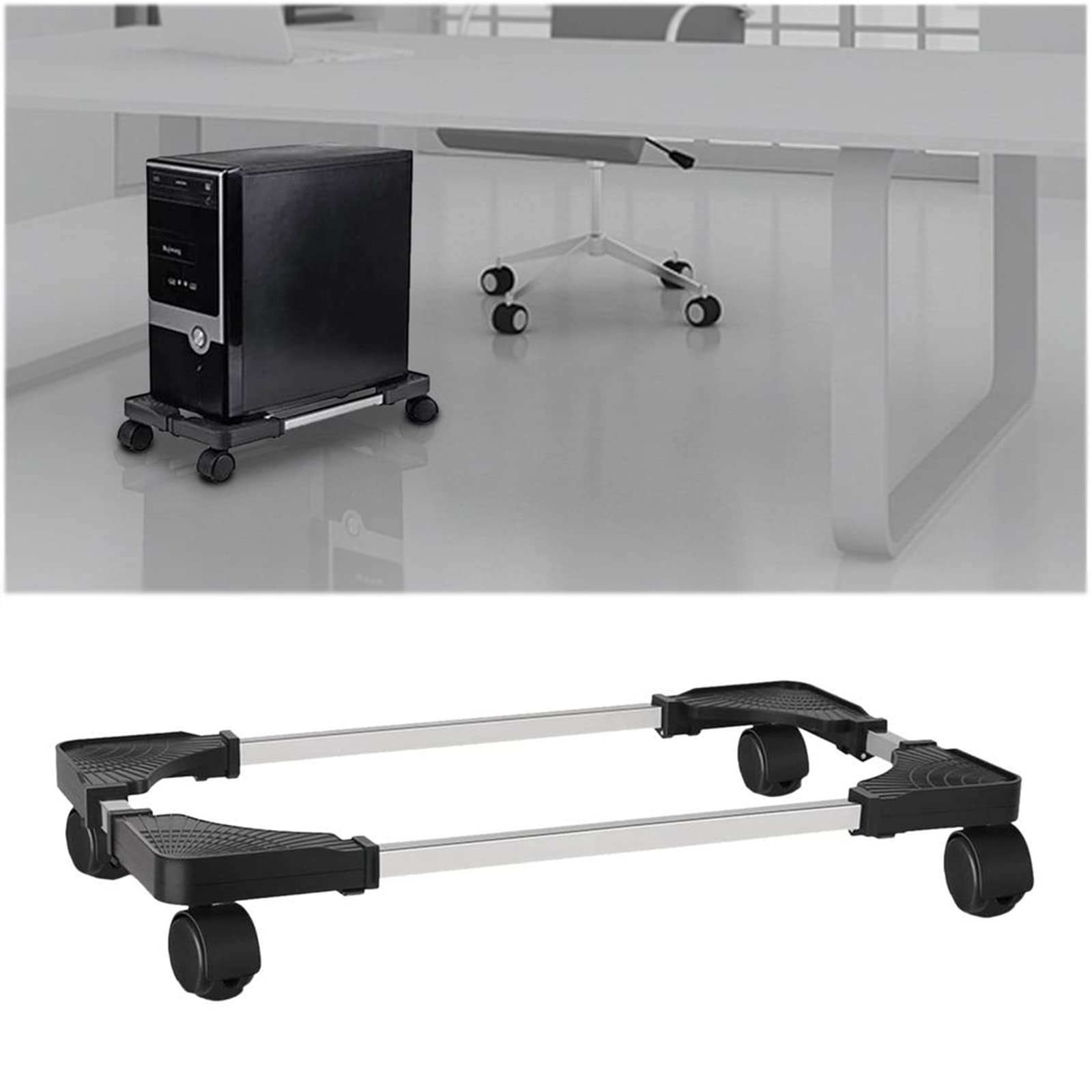 Buy DCYGFS CPU Stand, Mobile Computer Tower Holder With 2 Locking ...