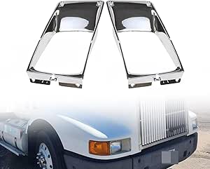 Amazon.com: LAFORMO 2 X Headlight Bezel Chrome Compatible With 1987 ...