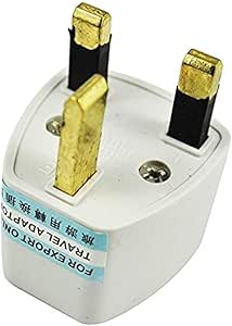 TNG Plug With Socket - US to UK Plug Travel Adaptor (White Other) : Buy ...
