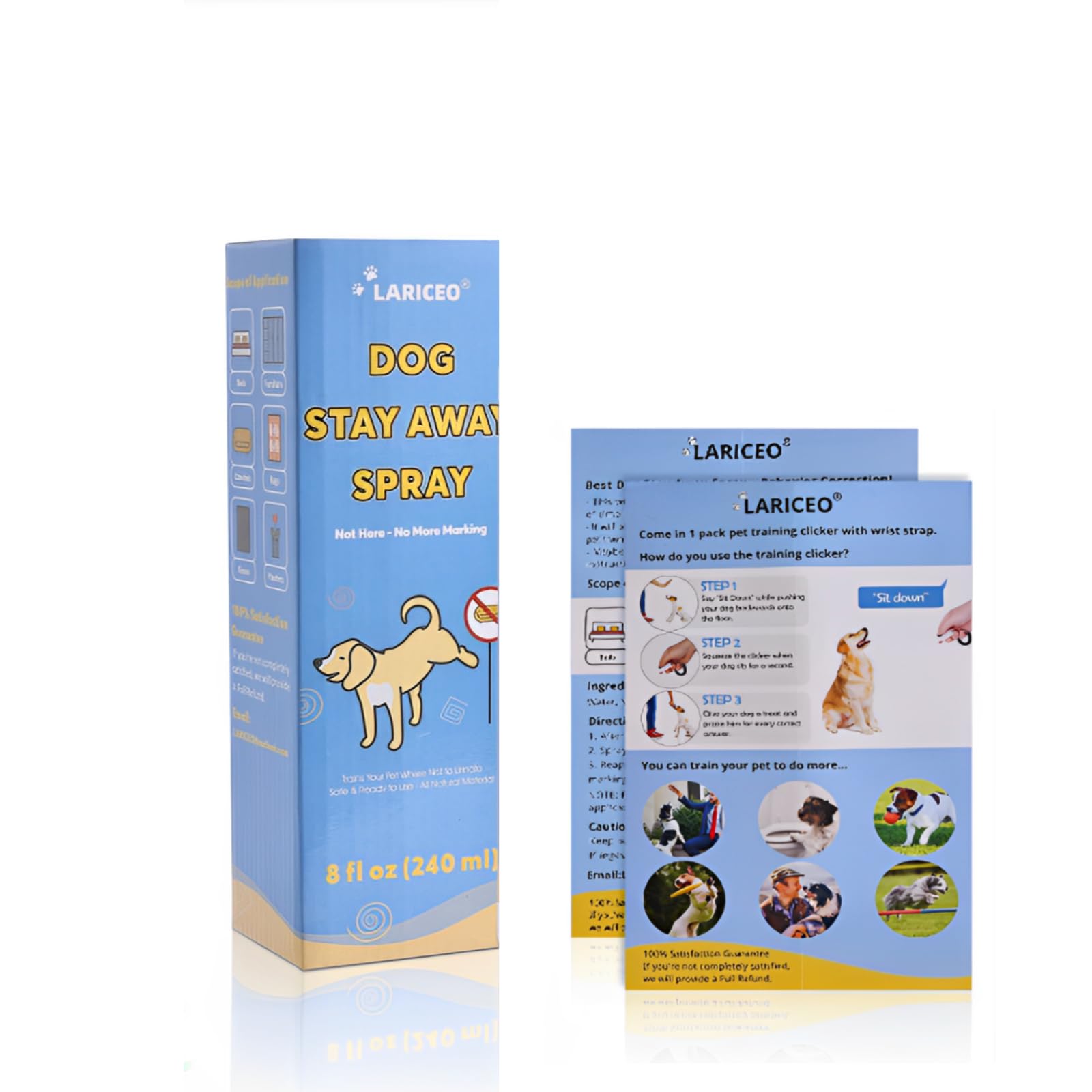 Snapklik.com : LARICEO Pet Stop Marking Not Here Dog Spray - Pee Safe ...