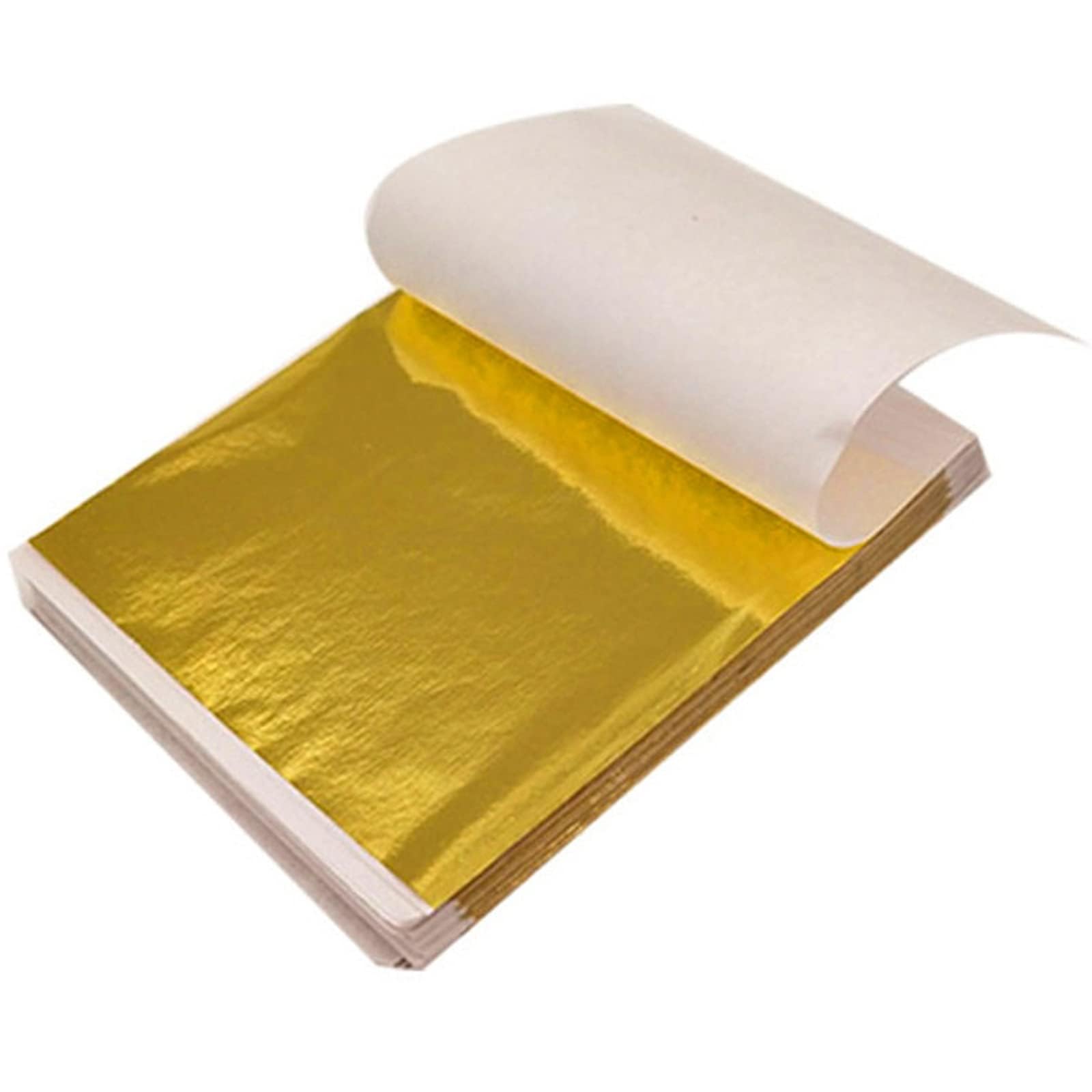 Gold Foil Paper 24 Karat Edible Gold Leaf | Food Grade 24K Gold Sheets