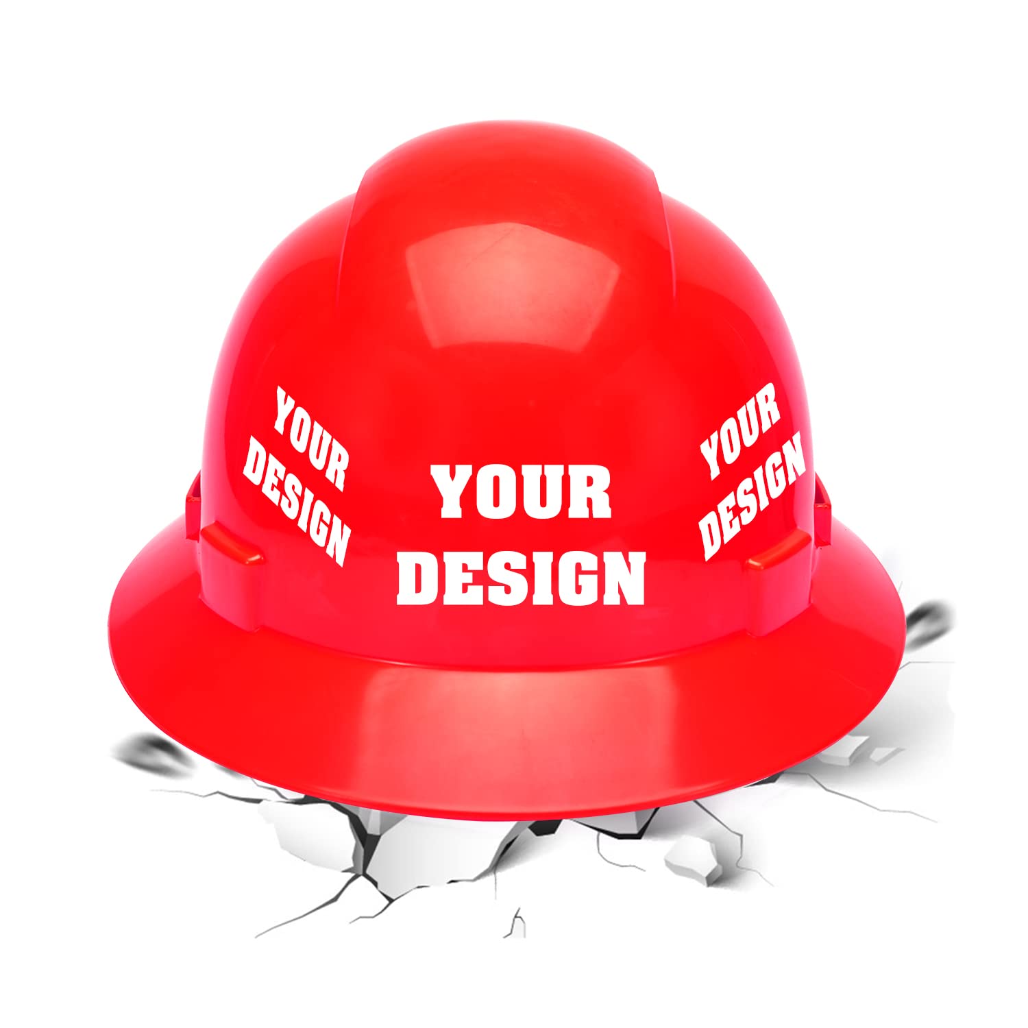 Novelty Plastic Construction Hat