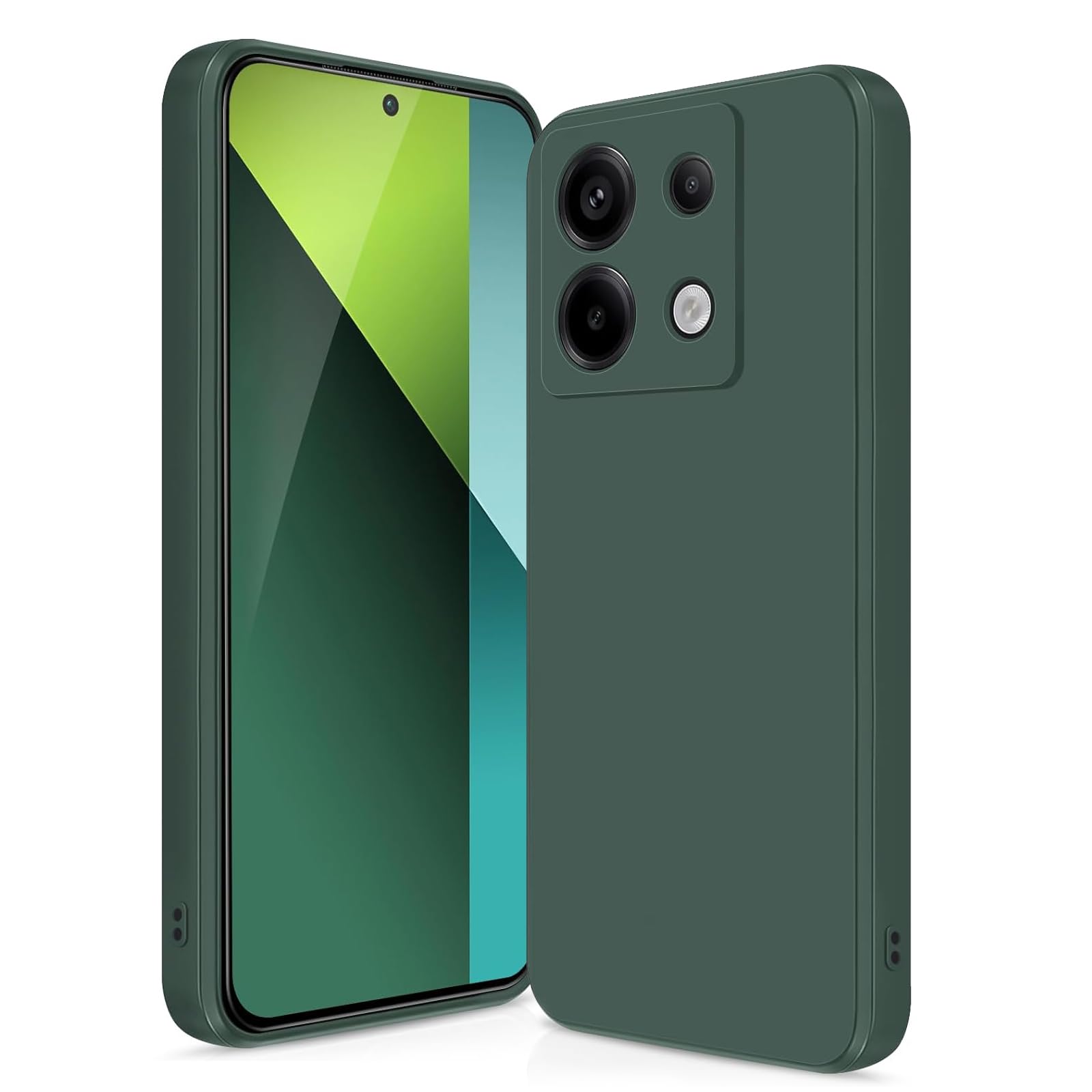 Buy MuHadJiya Soft Silicone Case for Redmi Note 13 Pro,Slim Fit [Camera ...