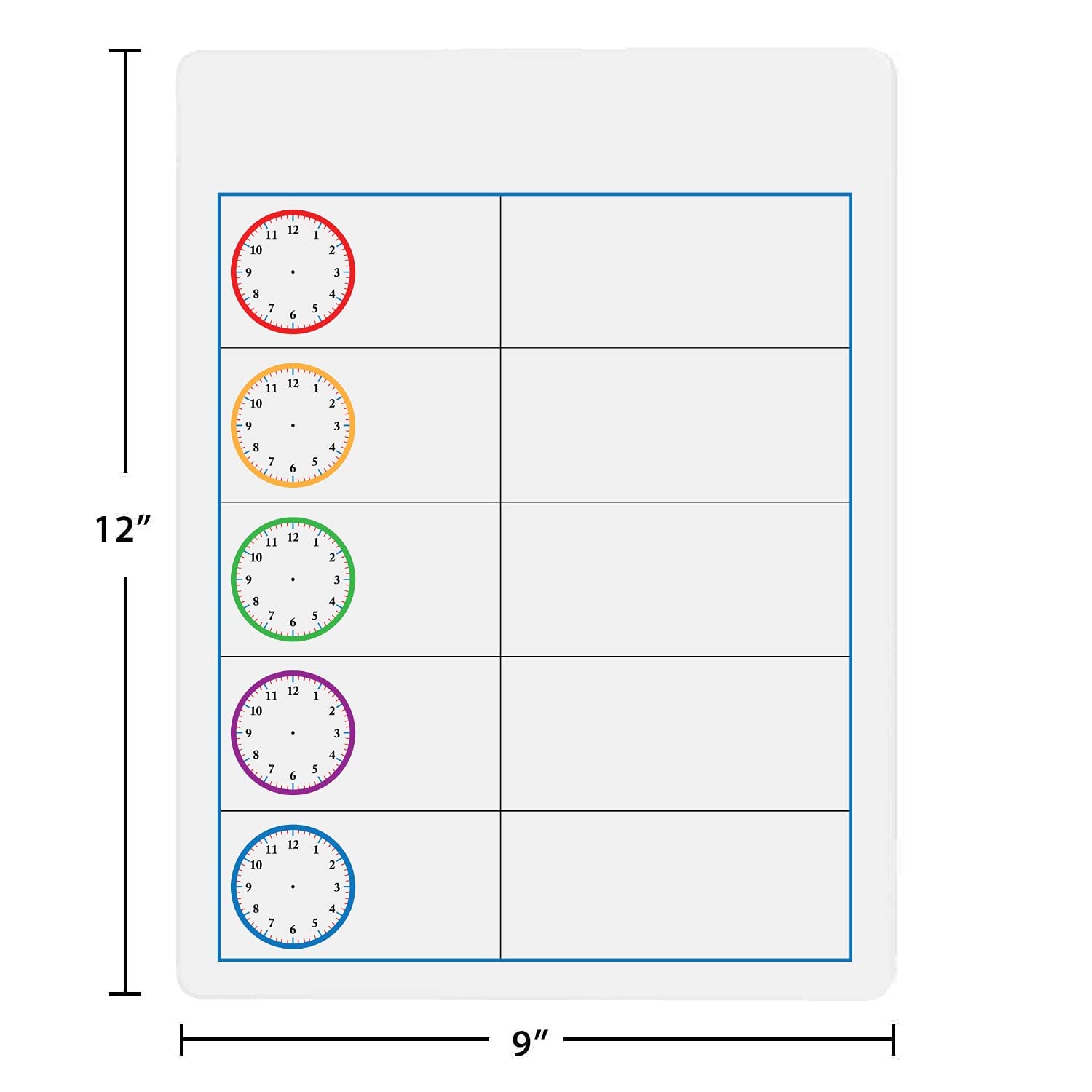 Telling Time Worksheets Blank Clocks Time Worksheets (Hours & Half