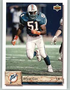1992 Upper Deck #343 Bryan Cox - Miami Dolphins (Football Cards) at ...
