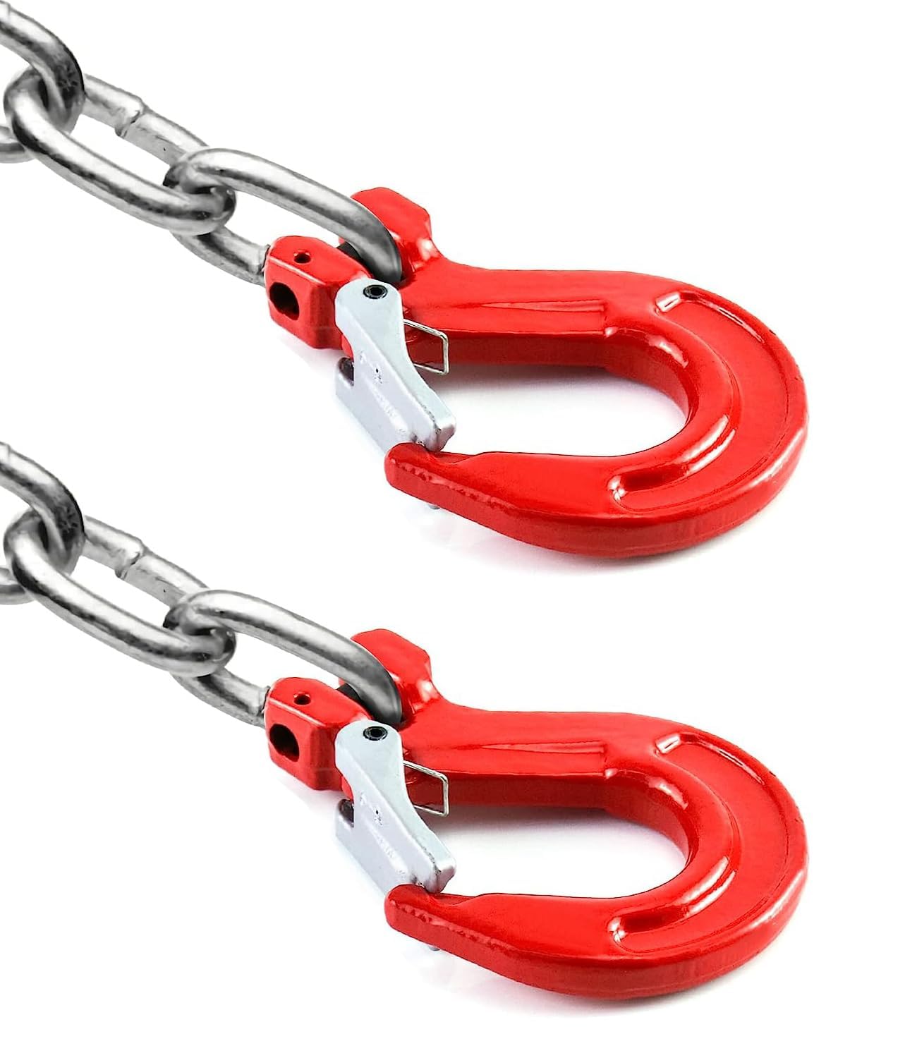 Fieaheily Lot de 2 crochets coulissants G80 à chape, crochets de chaîne ...