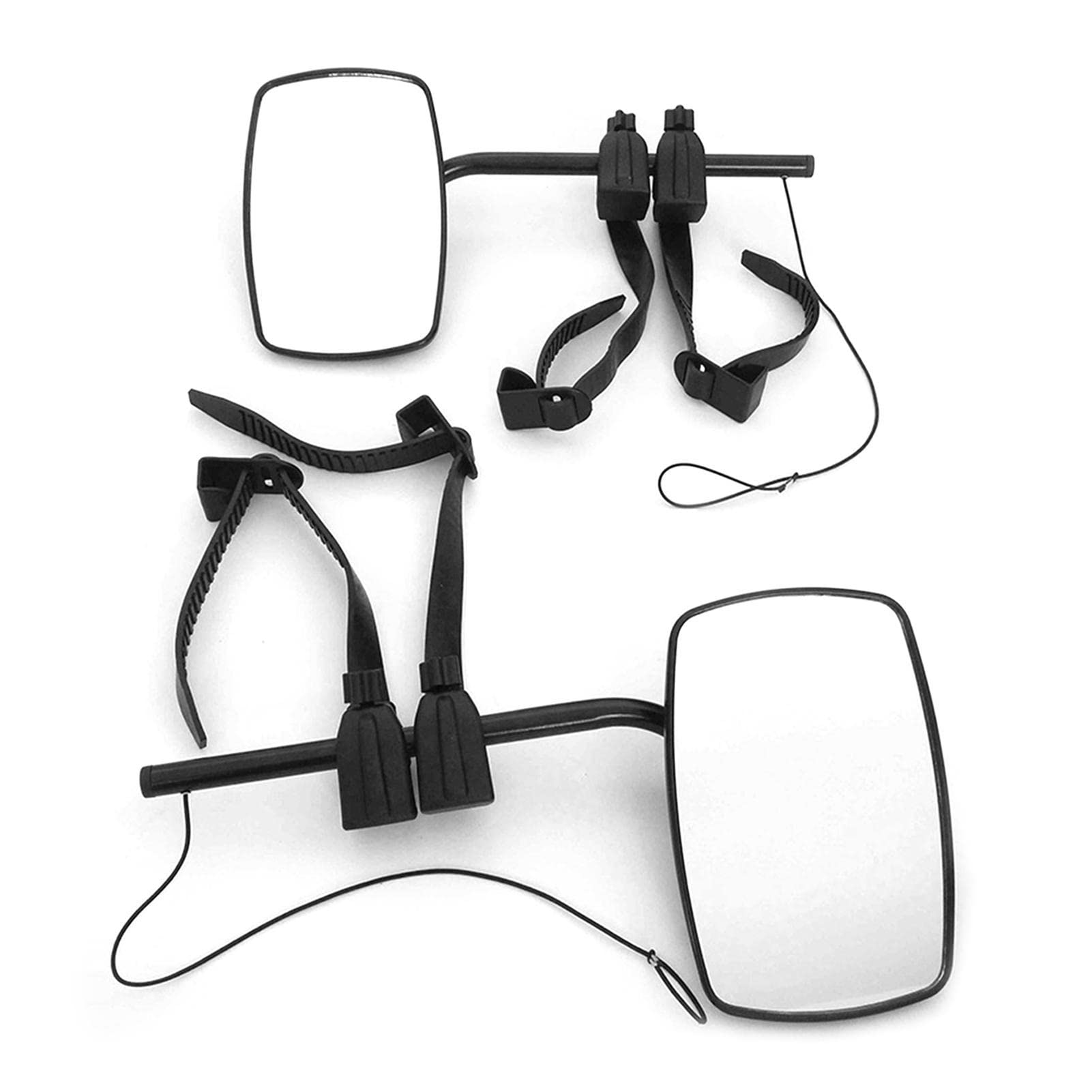 Towing Mirror Extensions, Universal Clip-On Tow Mirrors, Adjustable ...
