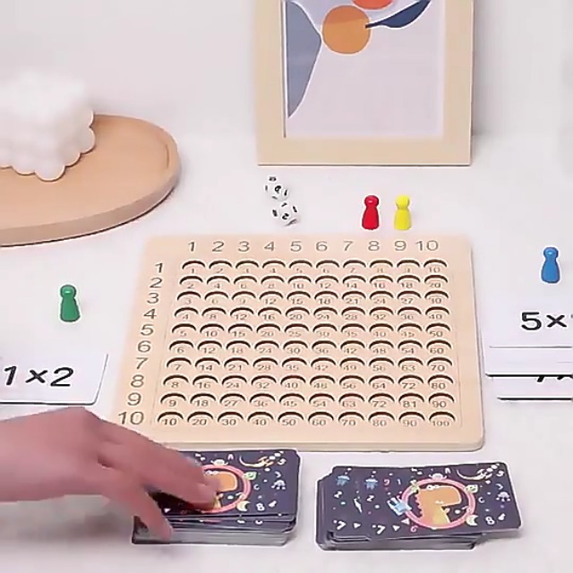 Watch Wooden Math Multiplication Board Game on Amazon Live