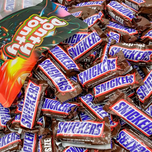 Snapklik.com : SNICKERS FUN SIZE Chocolate Candy Bars 2 Lb Bulk Bag ...