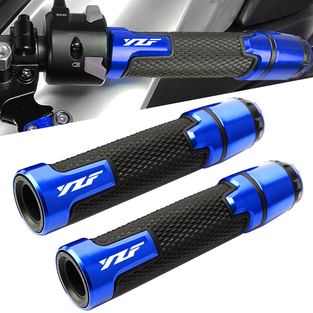 2pcs 22mm 7/8" Motocycle Handlebar Grip Ends Set Fit with Y-amaha YZF ...