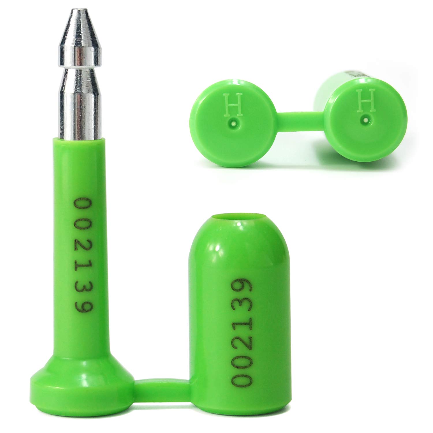 Snapklik.com : Leadseals Green Bolt Seals High Security Cargo Container ...