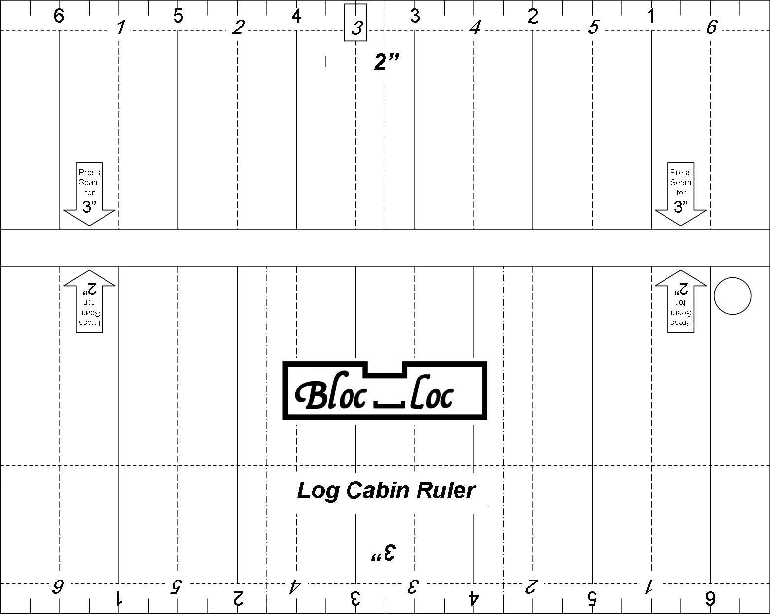 Amazon.com: Bloc Loc ~Strip Set Ruler 7 x 10 Acrylic Ruler : Arts ...