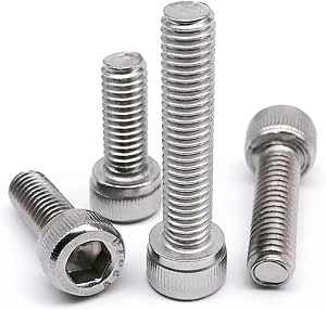 Amazon.com: M1.4 M1.6 M2 M2.5 M3 M4 M5 M6 M8 304 Stainless Steel Allen Hexagon Hex Socket Cap ...