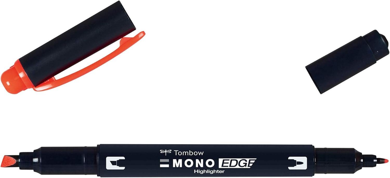 Amazon.com : Tombow MONO Edge Highlighter - Coral : Office Products