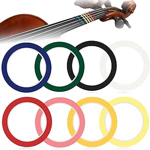 Amazon.com: 8 Rolls Violin Fingerboard Tapes Instrument Fingering Tape ...