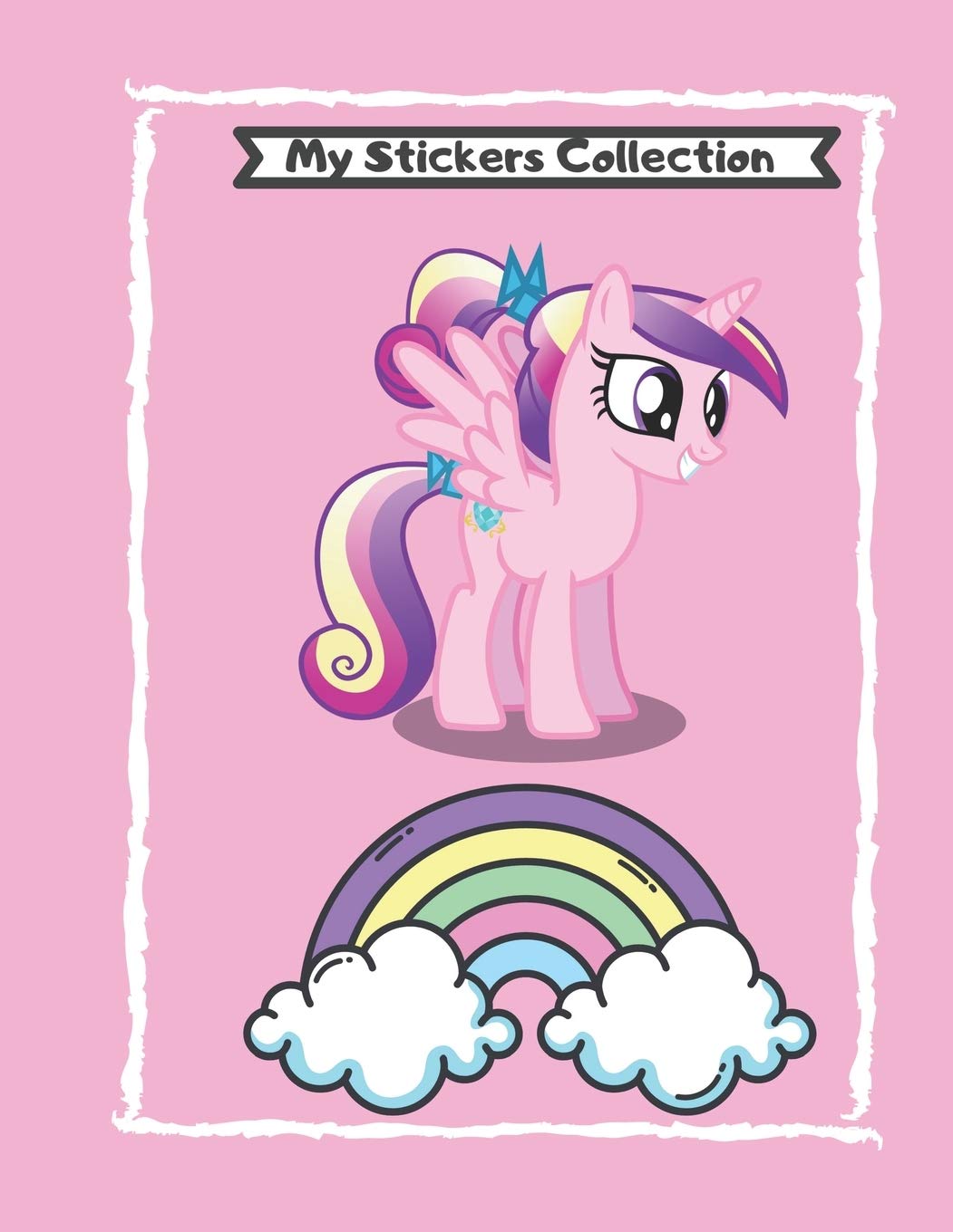 My Stickers Collection: Blank Sticker Book Collecting Album - Stickers ...