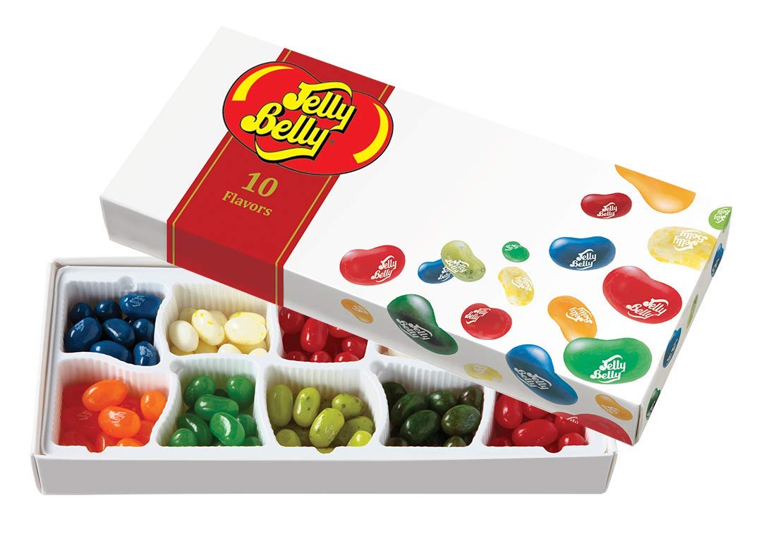 Amazon.com : Jelly Belly Jelly Beans Beananza Gift Box, 10 Flavors, 4. ...