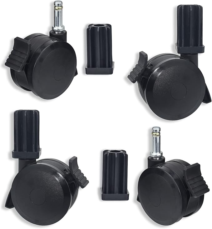 Amazon.com : (4 Pack) 70360 Locking Caster with Insert Compatible with ...