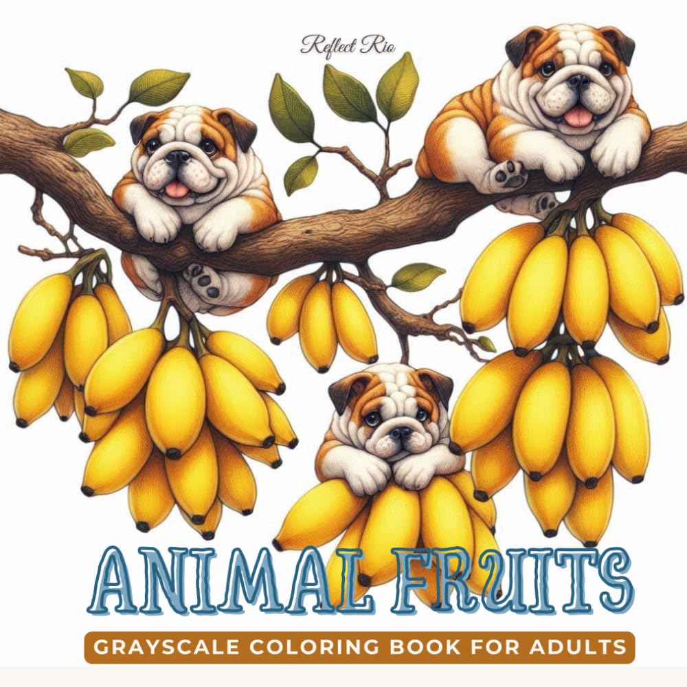 Amazon.com: Animal Fruit Coloring Book: Whimsical Creatures Blossoming ...
