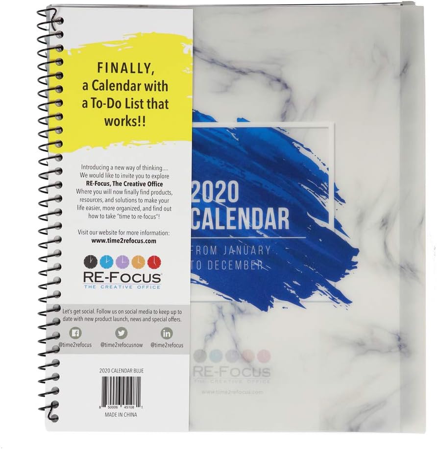 Amazon.com : 2021 Calendar Planner 13 month with To-Do Lists for Tasks ...