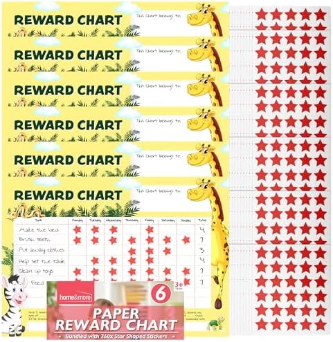 Magnetic Reward Chart for Kids, Behaviour Chart Pad for Children with ...