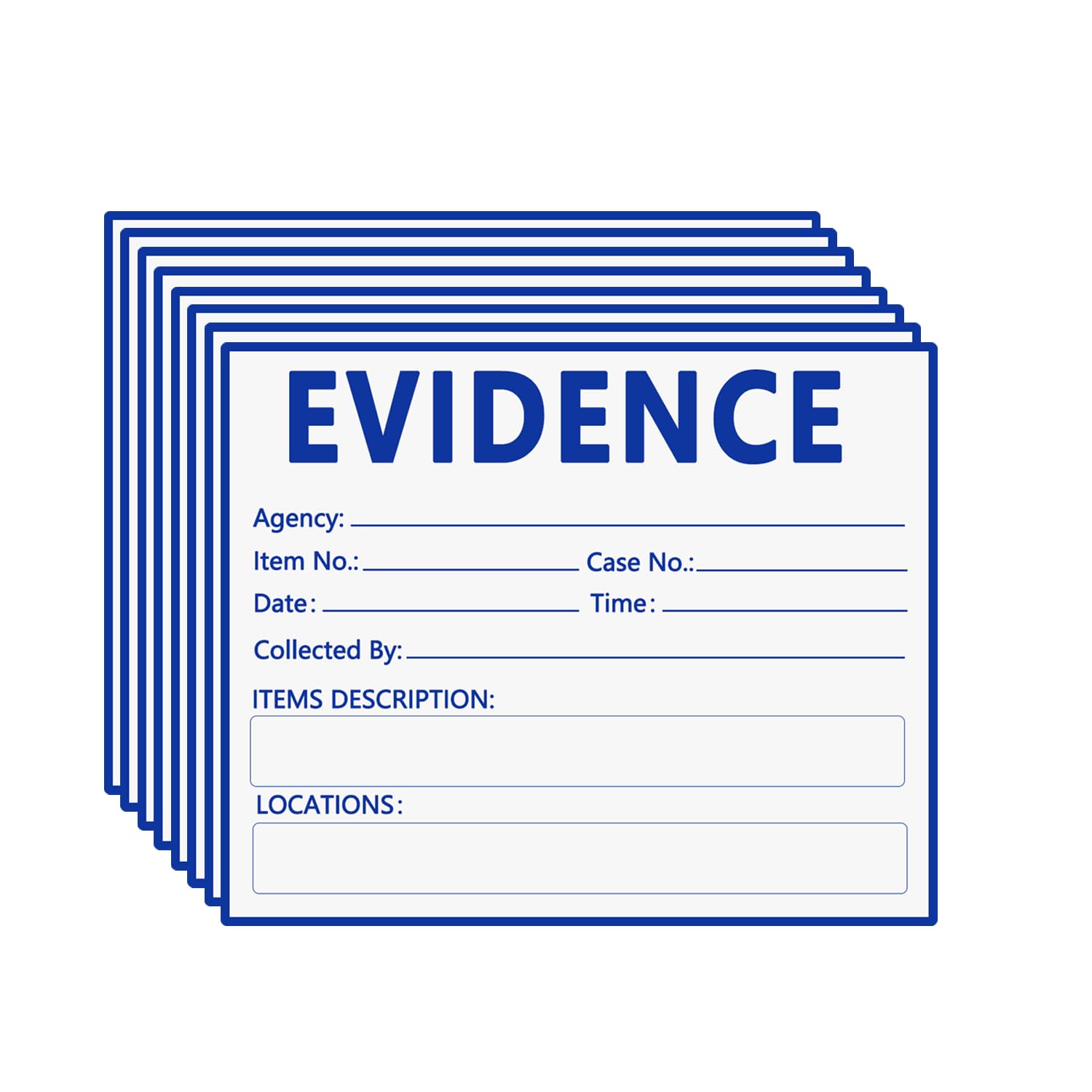 Amazon.com : Adhesive Evidence Label 4X 3.5 Inch Evidence Collection ...